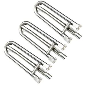 cmanzhi s1b171 (3-pack) 19 1/8” stainless steel burner replacement parts for dcs 27dbqr, dcs 30 bgb30-bqr, dcs 36 bga36-bqarn, dcs 48 bga48-bqrl, brinkmann charmglow 810-8905-s 810-8907-s