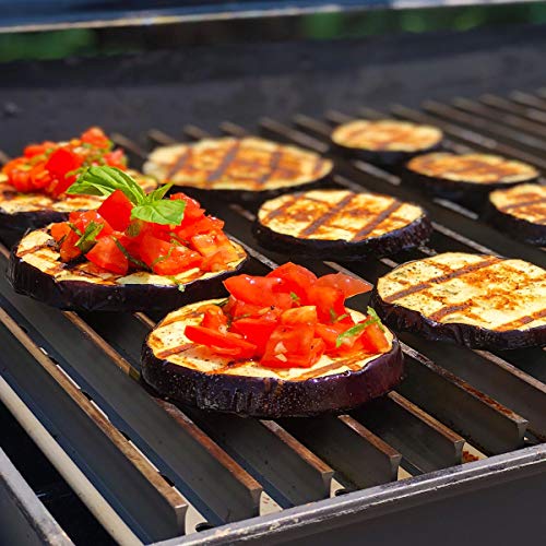 GrillGrate - 12" Grill Grates - 2 Panel Sear Station for Pellet Grills, with Grate Tool, Highly Conductive, Easy to Clean, Perfect Sear Marks (SS12)