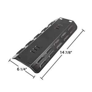 Hongso Gas Grill Heat Plate Tent 14 7/8" for DYNA-GLO, DGP350NP, DGP350SNP-D, 101-03005, Porcelain Steel Heat Shield for Master Forge MFA350BNP, MFA350CNP, MFA350BNN, Home Depot, PPC501 (2 PCS)