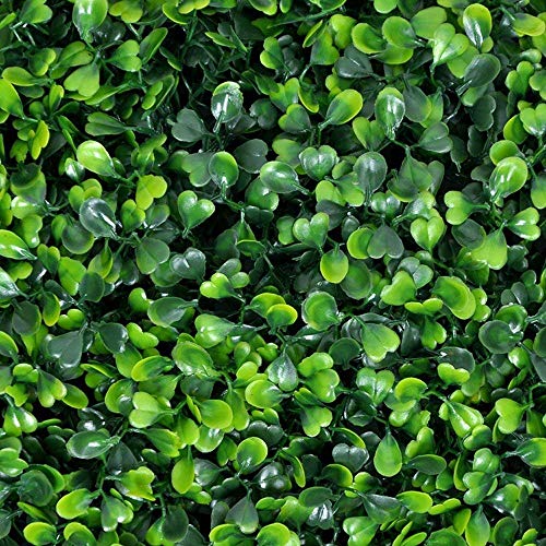 Goasis Lawn Artificial Hedge Boxwood Fence Plant, UV Protected Privacy Screen Outdoor Indoor Use, Garden Fence Backyard Home Decor Greenery Walls, 6 Pack