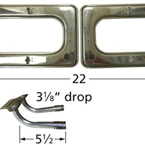 Stainless Steel Burner and Venturi for Fiesta Grills