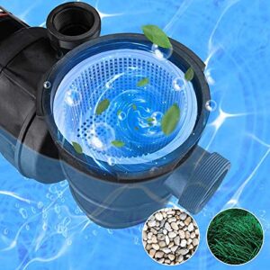 Yescom 1.5 HP Above Ground Swimming Pool Spa Water Pump Outdoor Strainer Max. Flow 4980GPH Motor w/ETL CSA Certificate