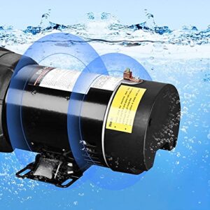 Yescom 1.5 HP Above Ground Swimming Pool Spa Water Pump Outdoor Strainer Max. Flow 4980GPH Motor w/ETL CSA Certificate