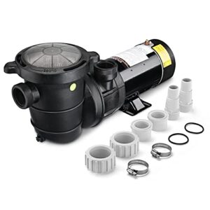 Yescom 1.5 HP Above Ground Swimming Pool Spa Water Pump Outdoor Strainer Max. Flow 4980GPH Motor w/ETL CSA Certificate