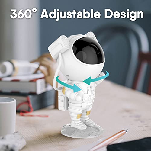 Galaxy Light Projector Baby Night Light Astronaut Galaxy Lamp Planetarium Projector Led Night Light For Gaming Room Adult Bedroom Ceilings Kids Room Decor Birthday Christmas Valentine's Day Gifts