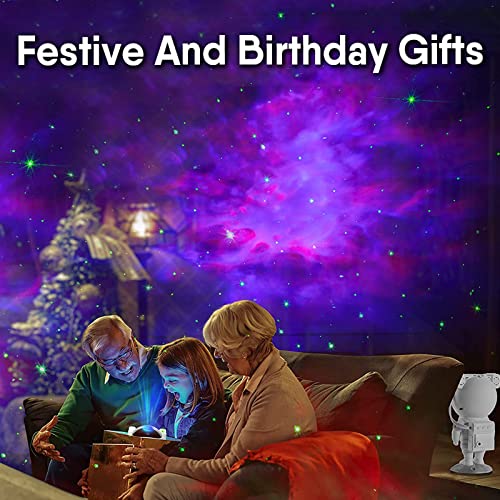 Galaxy Light Projector Baby Night Light Astronaut Galaxy Lamp Planetarium Projector Led Night Light For Gaming Room Adult Bedroom Ceilings Kids Room Decor Birthday Christmas Valentine's Day Gifts