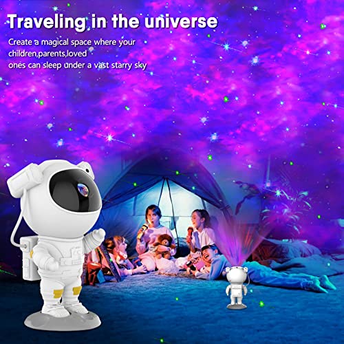 Galaxy Light Projector Baby Night Light Astronaut Galaxy Lamp Planetarium Projector Led Night Light For Gaming Room Adult Bedroom Ceilings Kids Room Decor Birthday Christmas Valentine's Day Gifts