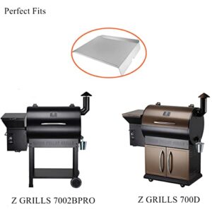 SafBbcue Drip Tray Replacement for All Z Grills 700 Series ZG700 7002B 7002E 700D 700E Drip Pan Heat Baffle Grill Parts