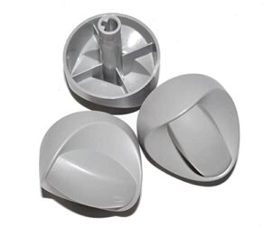 weber #99242 3 pack of control knobs for 3 burner spirit grills made in 2007