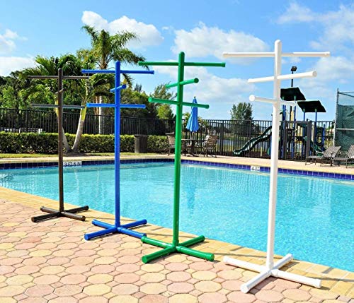 Pool & Spa Towel Rack Bronze Premium Extra Tall Towel Tree Outdoor PVC