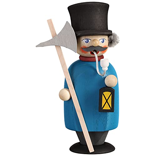 Seiffener Volkskunst Smoker - Nightwatchman - 15 cm / 5.9 inch