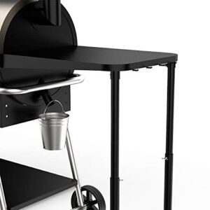 Stanbroil Pellet Grill Work Table Compatible with Traeger/Pit Boss/Camp Chef and Most Other Wood Pellet Grills Without Side Work Table - Adds A Lot of Use for A Small Area