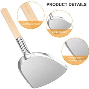 Smash Burger Spatula for Griddle, 7.5*7.5 Inch Griddle Food Mover Scoop Blackstone Griddle Scoop Spatula Burger Spatula Griddle Grill Spatula Smashed for BBQ Grill and Flat Top Griddle