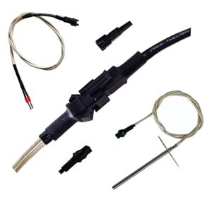 Replacement RTD Temperature Probe Sensor for Most Pit Boss 700& 820 Series Wood Pellet Smoker Grills, RTD High-Temperature Meat Barbecue Probe Sensor