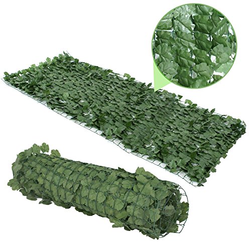 BBBUY 94 L x 59 H inch Artificial Faux Ivy Hedge Privacy Fence Screen for Outdoor Decor, Garden, Yard