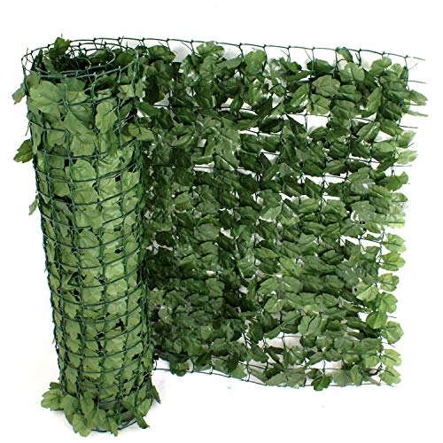 BBBUY 94 L x 59 H inch Artificial Faux Ivy Hedge Privacy Fence Screen for Outdoor Decor, Garden, Yard