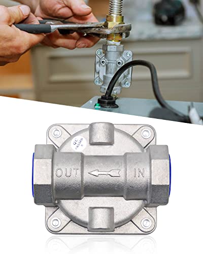 Natural Gas Pressure Regulator, Propane Regulator with 3/4" FNPT Thread 1/2 PSIG Inlet Pressure 4"-10" WC Outlet Pressure, Lp Gas Regulators for Natural Gas and Propane