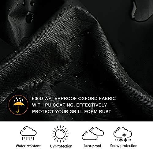 SUPJOYES Kamado Grill Cover for Kamado Joe Classic Charcoal Grills, Waterproof Heavy Duty Kamado Joe Grill Acccessories