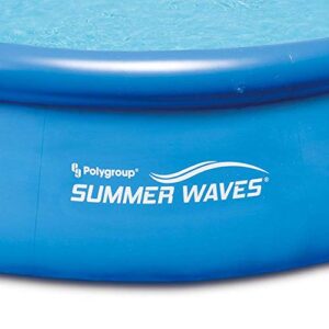 Summer Waves 12' Ft. Quick Set Inflatable Above Ground Pool with Filter Pump