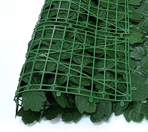 HACSYP Expandable Faux Privacy Fence Artificial Ivy Privacy Fence | Green Plastic Leaf Fence Panels UV Fade Protected Privacy Screening Garden Fence for Balcony Patio (Size : 0.5×1m)