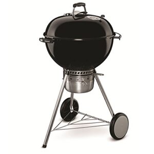 weber master-touch charcoal grill, 22-inch, black