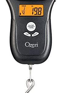 Ozeri LS2 Multifunction Propane Tank Scale and BBQ Gas Gauge, with Luggage and Fish Scale