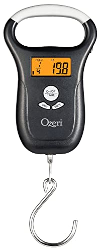 Ozeri LS2 Multifunction Propane Tank Scale and BBQ Gas Gauge, with Luggage and Fish Scale