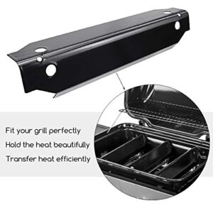 Utheer Grill Parts Replacement for Dyna-Glo DGC310CNP-D 3-Burner Propane Gas Grill, Porcelain Steel Heat Shield Tent Flavor Bars Flame Tamer 3 Packs, Grill Grid Grates 1 Pack