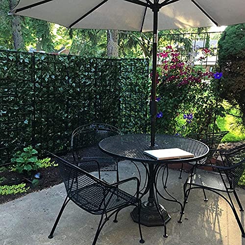 Expandable Faux Privacy Fence Artificial Ivy Privacy Fence Screen | Hedges Fence Lattice Panels Roll Wall Landscaping for Privacy Protection Home Balcony Garden (Size : 1×1m)