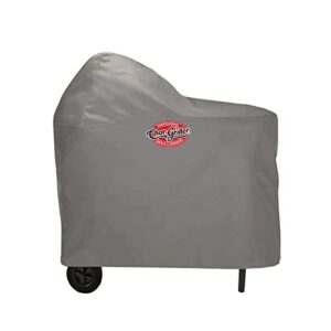 char-griller 6555 akorn kamado cart grill cover, grey