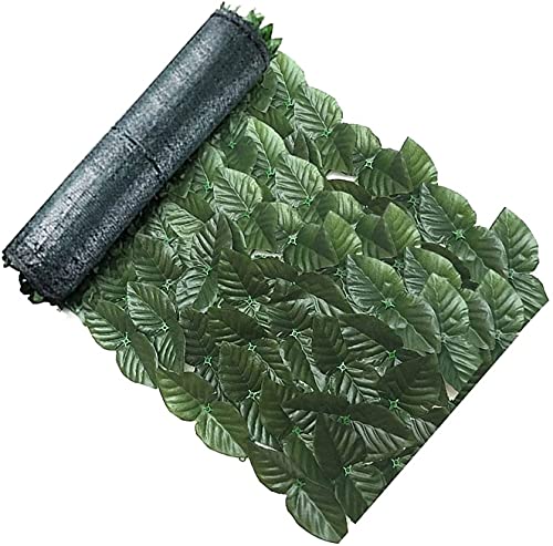 HACSYP Expandable Faux Privacy Fence Artificial Ivy Privacy Fence Screen | Garden Privacy & Protective Leaves Filter Roll Privacy Fence for Outdoor Garden Balcony Backyard