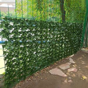 HACSYP Expandable Faux Privacy Fence Artificial Ivy Privacy Fence Screen | Garden Privacy & Protective Leaves Filter Roll Privacy Fence for Outdoor Garden Balcony Backyard