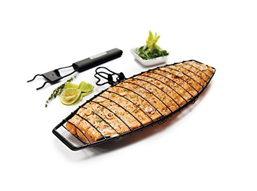 GrillPro 21015 Detachable Handle Fish Basket