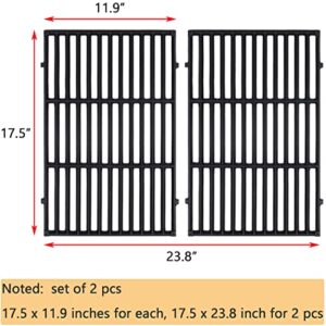 GasSaf 17.5" Grill Grates Replacement for Weber 7638, Spirit 300, Spirit E/S 310, E/S 320, E/S 330, Spirit 700, Genesis 1000-3500, Genesis Gold Silver Platinum B/C, Weber 900, Replaces for 7639 65906