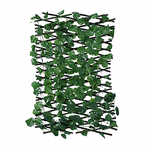 Expandable Fence Privacy Screen for Balcony Patio Outdoor,Decorative Faux Ivy Fencing Panel,Artificial Hedges