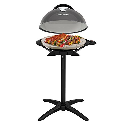 George Foreman GFO3320GM Indoor/Outdoor Gun Metal Electric Grill