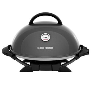 George Foreman GFO3320GM Indoor/Outdoor Gun Metal Electric Grill