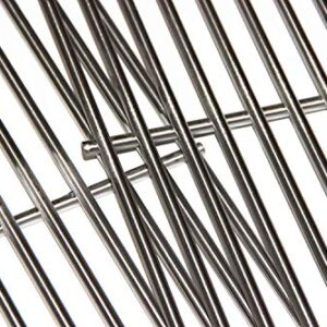 Htanch SG637(2-Pack) 17.5" Stainless Steel Cooking Grates Grid Replacement for Weber Spirit 200,E-210 (2013-2016), E-220, S-210 (2013-2016), S-220 Series Gas Grills for Weber 7637