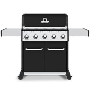 broil king, baron 520 pro, 876214, liquid propane (lp), silver, black