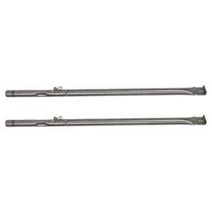 UpStart Components 2-Pack BBQ Gas Grill Tube Burner Replacement Parts for Charbroil 463243518 - Compatible Barbeque Stainless Steel Pipe Burners