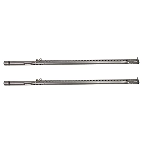 UpStart Components 2-Pack BBQ Gas Grill Tube Burner Replacement Parts for Charbroil 463243518 - Compatible Barbeque Stainless Steel Pipe Burners