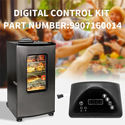 9907160014 Smoker Control Panel Fit for Masterbuilt MB20071317 20071117 21071218 and More MB Electric Smoker Models Top Controller Digital Control Panel