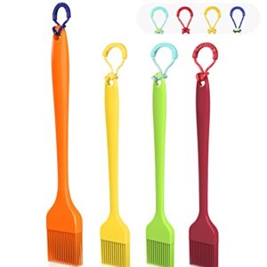 Fruit Food Brush Kitchen Cooking Basting Brush silicone Food Brush for BBQ Grilling Turkey Steak Fish Baking,Family Party Outdoor Cooking Tour Camping Picnic Food Baking Brush Easy to Clean