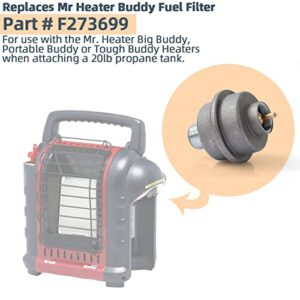 Heater Propane Fuel Filter Replacement for Mr Heater Propane Big Buddy, Portable Buddy & Tough Buddy Heaters