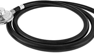 AJinTeby 6 Feet Propane Adapter Regulator and Hose for Blackstone 17 inch and 22 inch Table Top Griddle, QCC1 Low-Pressure Regulator Connect to Propane Tank