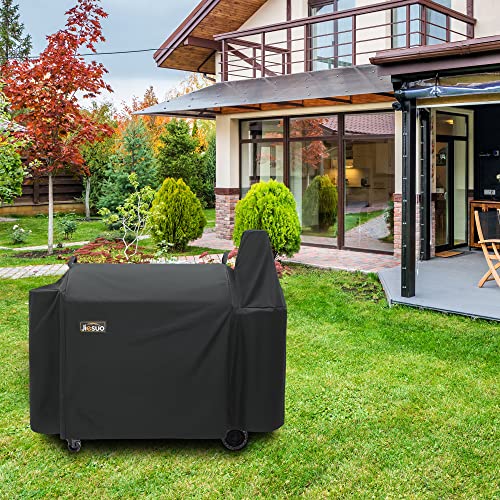 JIESUO Grill Cover for Pit Boss Rancher XL, Austin XL,1000S/1100 Pro Wood Pellet Grill, Heavy Duty Waterproof Pit Boss 1000/1100 Series Smoker Grill Cover