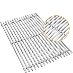 KEESHA 7528 Stainless Steel Grill Grates Cooking Grate for Weber Genesis E310 E320 E330 S310 S320 S330 EP310 EP320 EP330 Grills 19.5 x 12.9 inches - 2 Pack