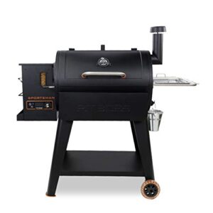 pit boss 10537 pb0820sp wood pellet grill, 820 square inches, black