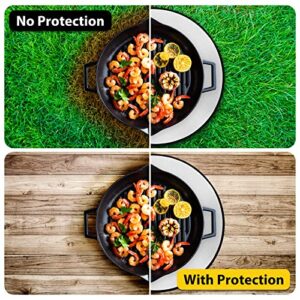 LIWELFLAM Grill Mats for Outdoor Grill 36 inches, Bbq Grill Mat, Grill Mats for Outdoor Grill Deck Protector, Grill Matt, Bbq Mat for Under Bbq