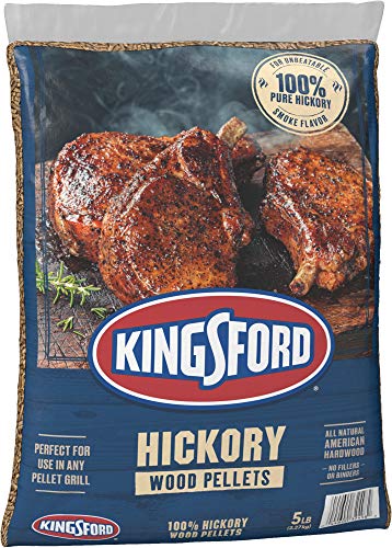 Kingsford 100% Hickory Wood Pellets, BBQ Pellets for Grilling – 5 Pounds (Package May Vary)